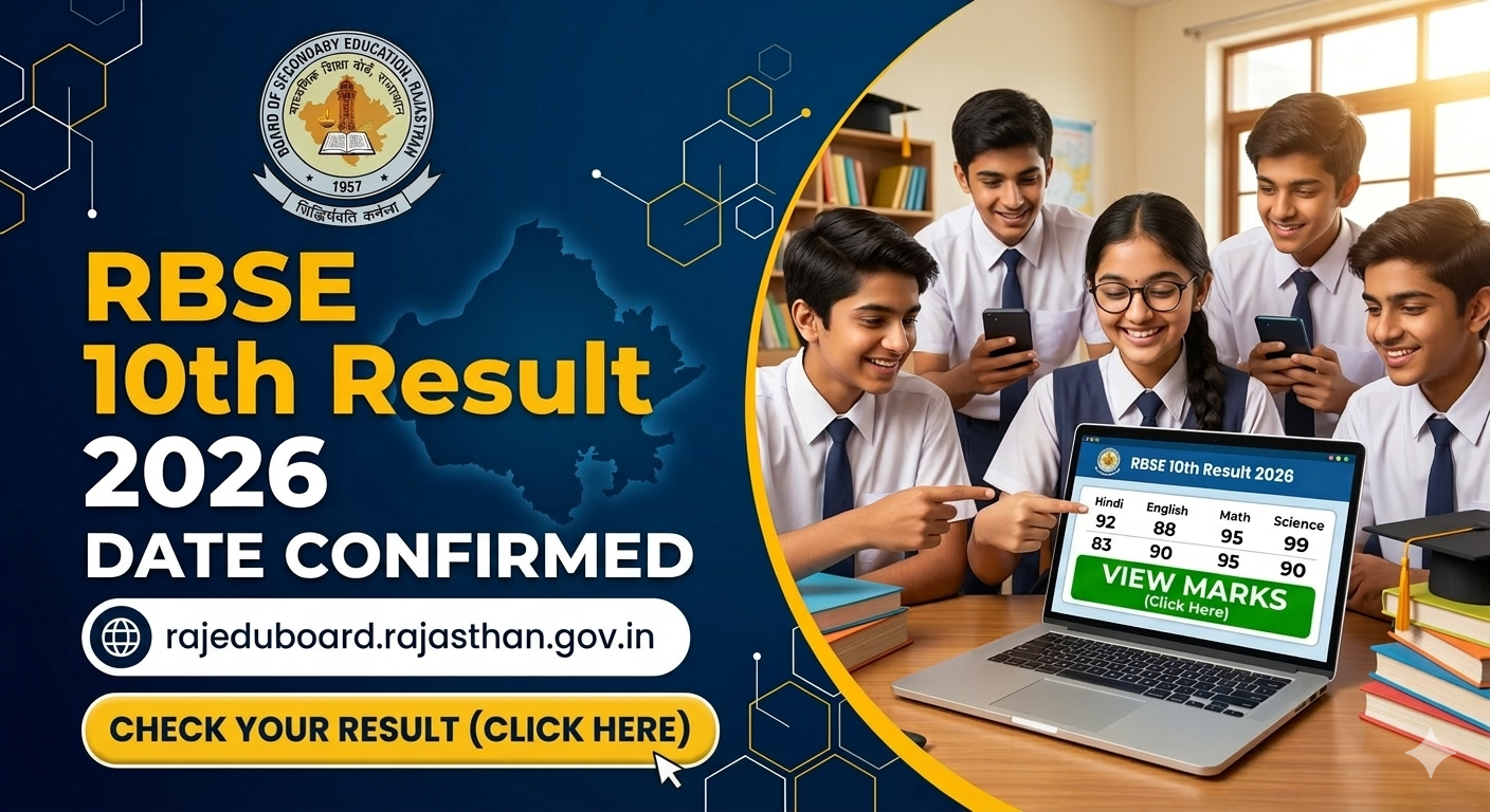 RBSE 10th Result 2026: Released – Rajasthan Board Class 10th Result ...