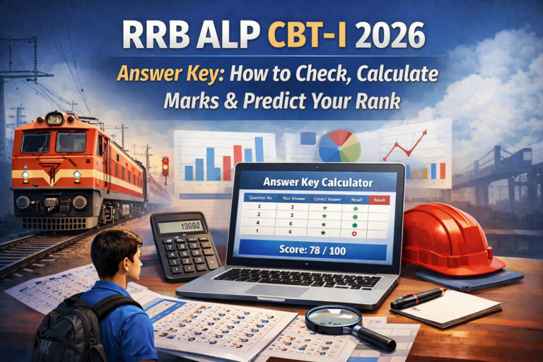RRB ALP CBT-1 2026 Answer Key: How to Check, Calculate Marks & Predict ...